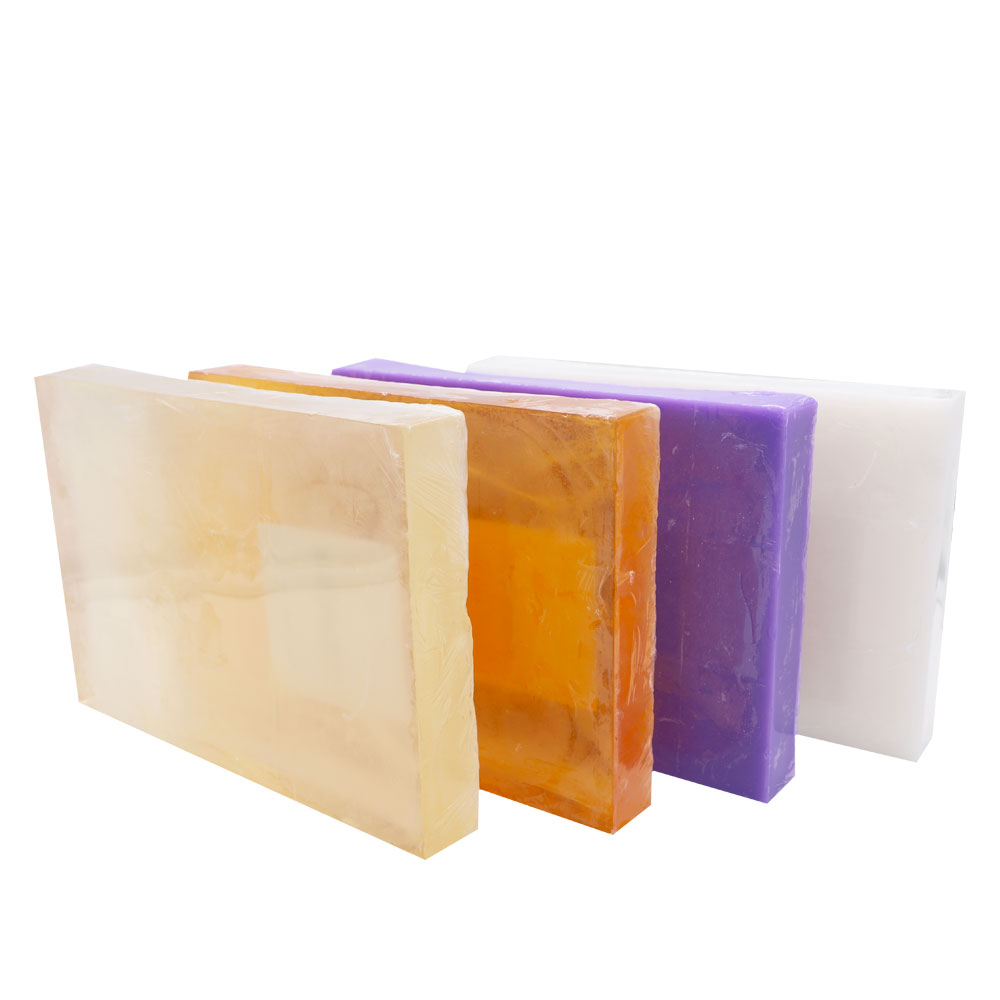 Transparent natural organic glycerin soap base